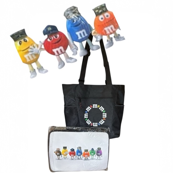 M&M'S | Bags | Mms Military Promo Laptop Tote Bag Sealed Sleeve Rare ...